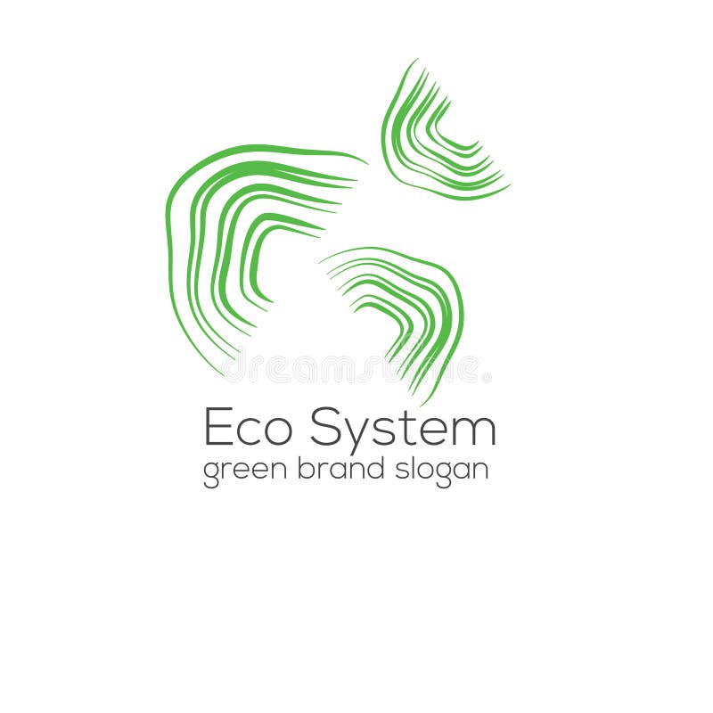 Eco Vector Logo. Tree Icon. Trunk Icon Stock Vector - Illustration of ...