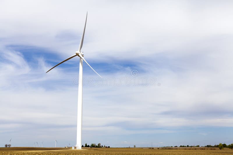 Eco Windmill stock photo. Image of energy, compton, illinois - 24467794