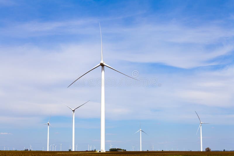 Eco Windmill stock image. Image of turbine, energy, ecology - 24467815