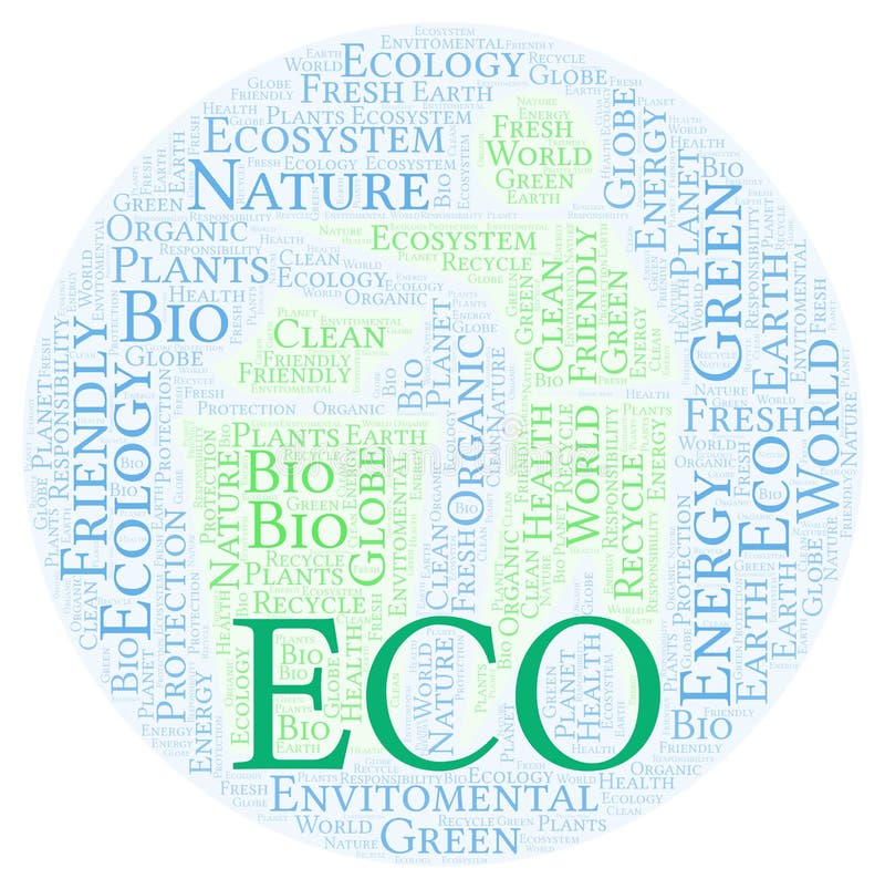 Sustainability Word Cloud and Hand with Marker Concept Stock ...