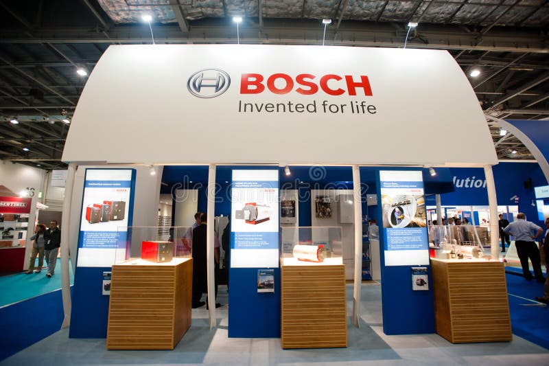 Bosch booth editorial image. Image of exhibit, meeting - 29631305