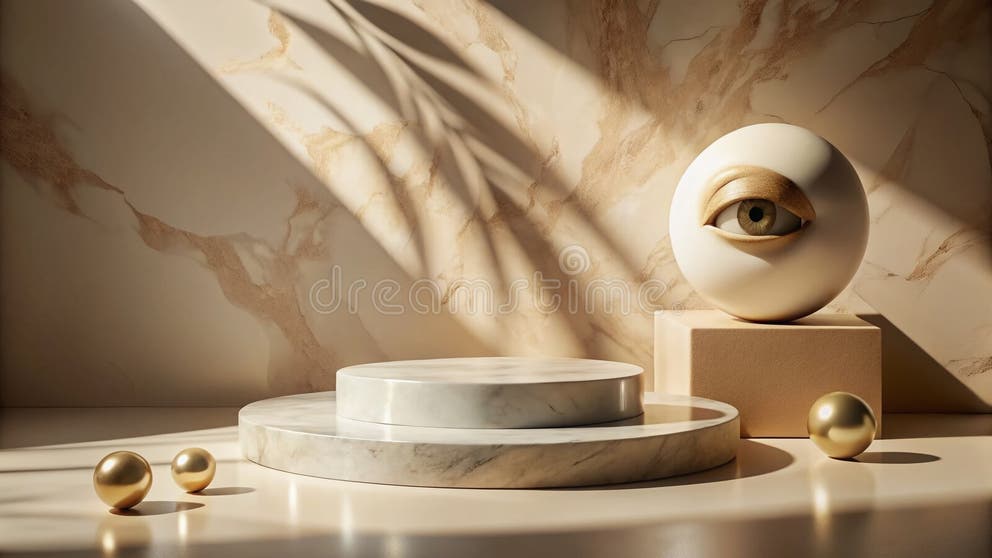 EcoConscious Design a Stunning Marble Platform Showcases Sustainable 3D ...