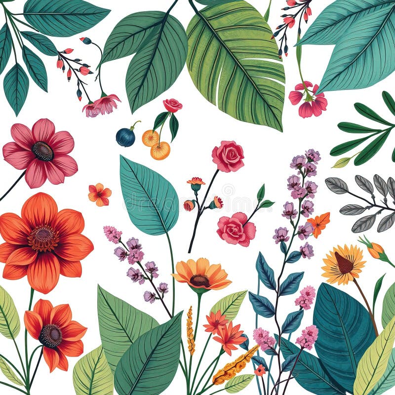 EcoConscious Packaging Design Botanical Prints for Sustainable Brands Packaging Solutions Stock ...