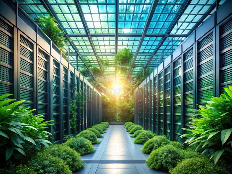 EcoFriendly Data Center Innovative Server Room Design Optimizes Energy ...