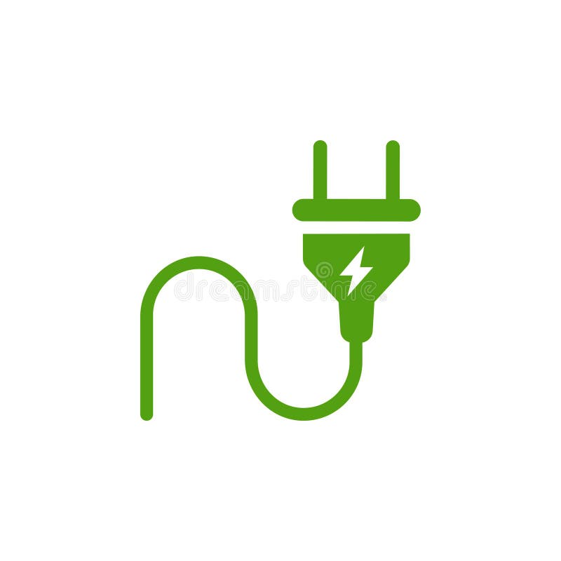 EcoFriendly Energy Plug Icon Symbolizing Commitment To Sustainability ...