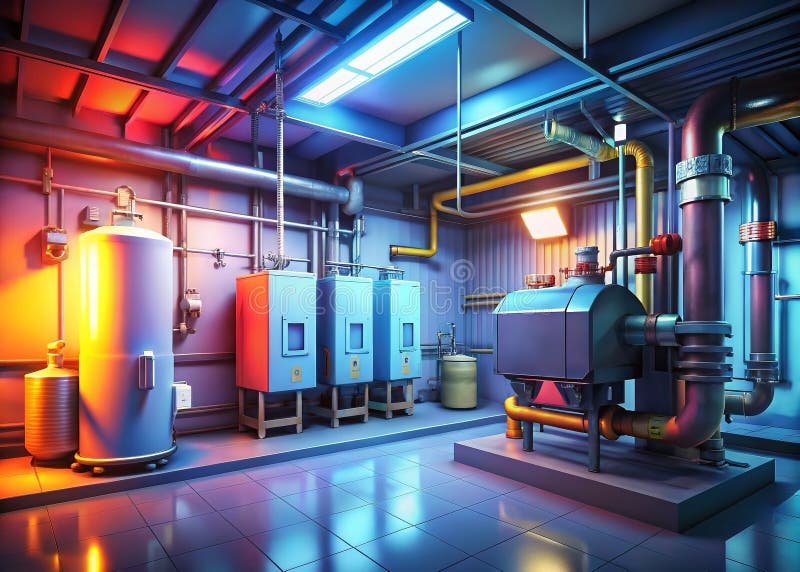 EcoFriendly Home Heating a Modern Boiler Room Design for Enhanced ...
