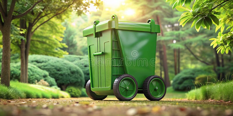 EcoFriendly Mobile Recycling Bin a Durable and Stylish Solution for ...