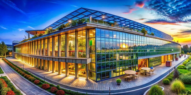 EcoFriendly Public Library a Panoramic View of Sustainable Design and ...