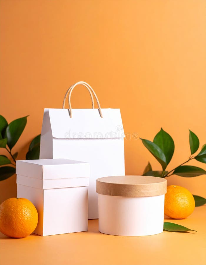 Ecofriendly Sustainable Packaging Design Stock Photo - Image of organic ...