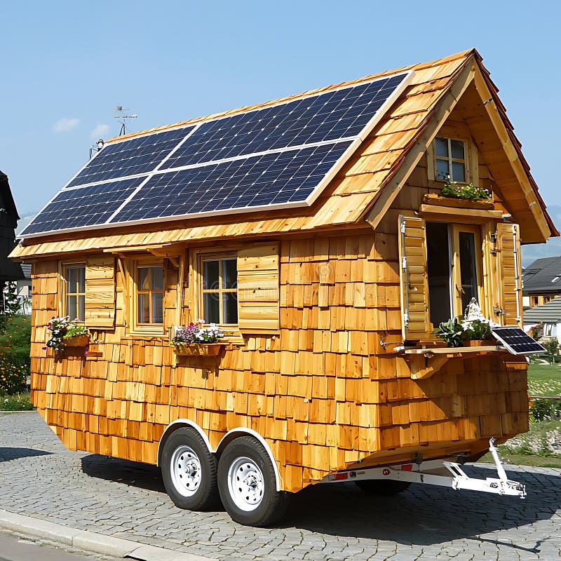EcoFriendly Tiny House on Wheels with Solar Panels a Sustainable and ...