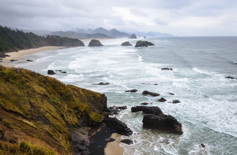 Ecola State Park stock image. Image of rock, ecola, coastline - 61141999