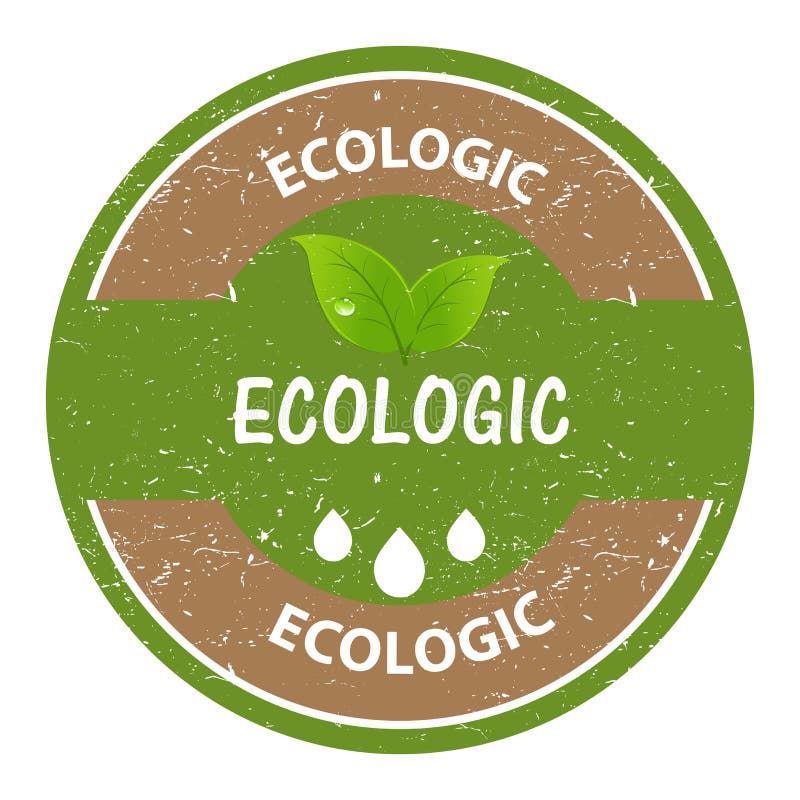 Green Recycling Badge for Ecologic Plastic Products Stock Vector ...