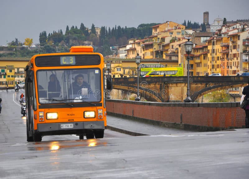 Public Transportation in Florence, Italy Editorial Photography - Image ...