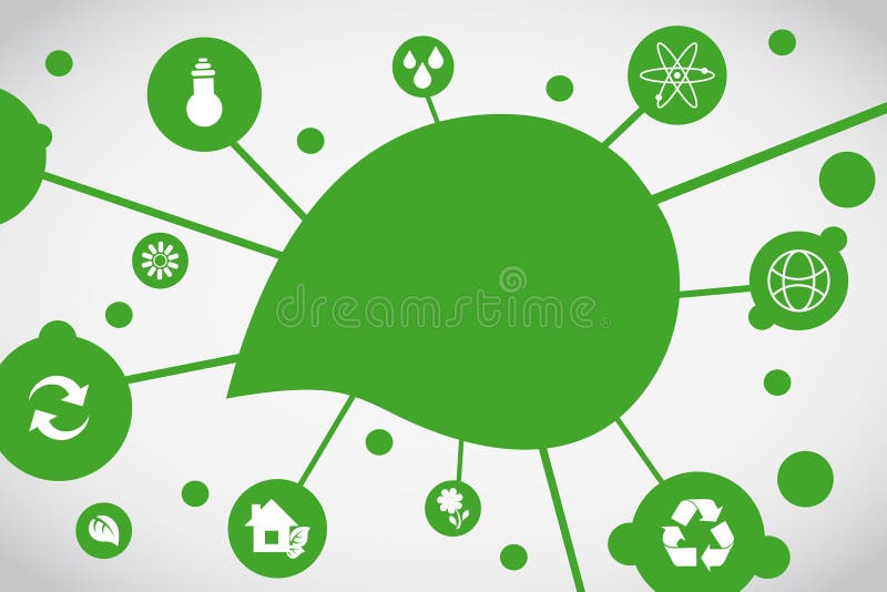5R Chart Reduce ,Reuse ,Recycle, Repair, Reject with Leaf Lamp Light ...