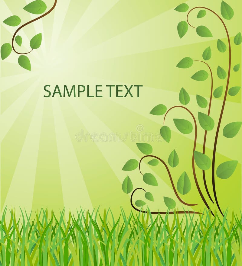 Nature Environment Background Stock Vector - Illustration of house ...