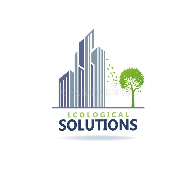 Ecological Construction Company Stock Vector - Illustration of ...