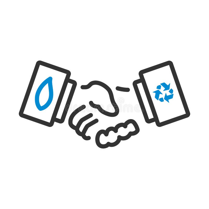 Nature Green Deal Handshake Stock Illustrations – 85 Nature Green Deal ...