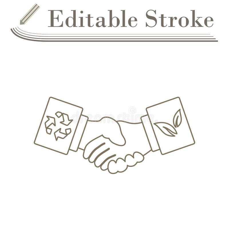 Nature Green Deal Handshake Stock Illustrations – 85 Nature Green Deal ...