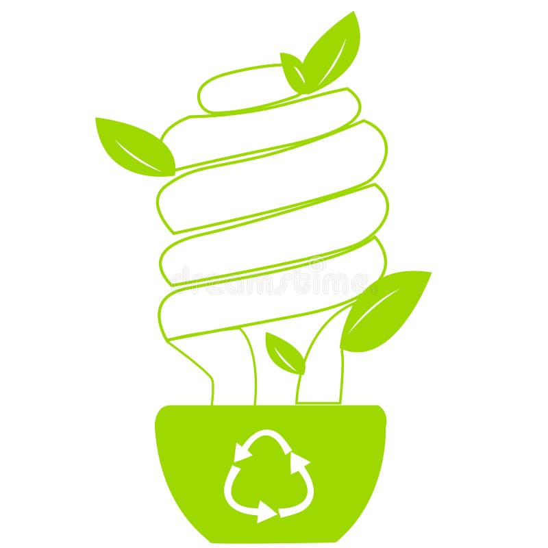 Environmental emblem stock illustration. Illustration of filament ...