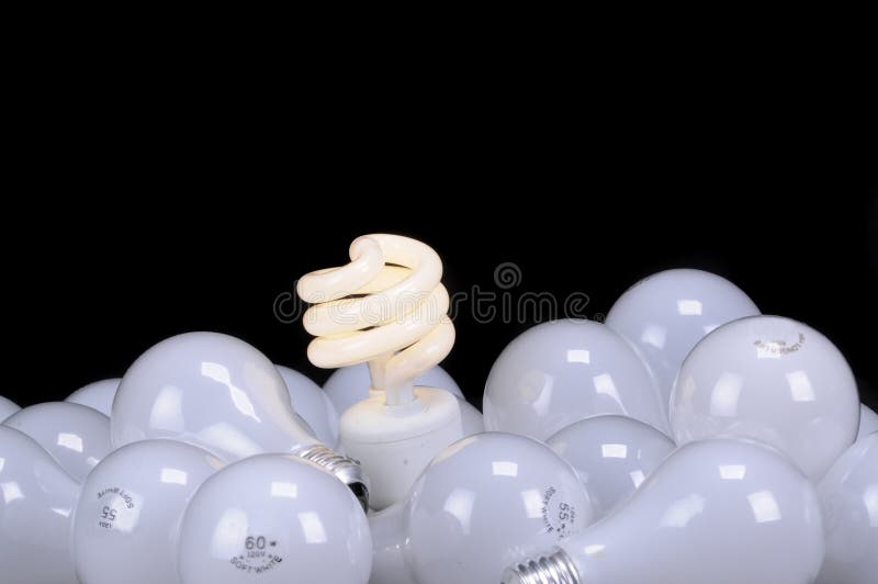Fluorescent light bulb stock photo. Image of fluorescent - 7807040