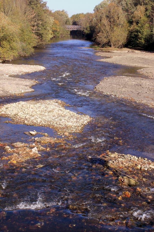 Ecological Management of River Banks Stock Image - Image of river ...