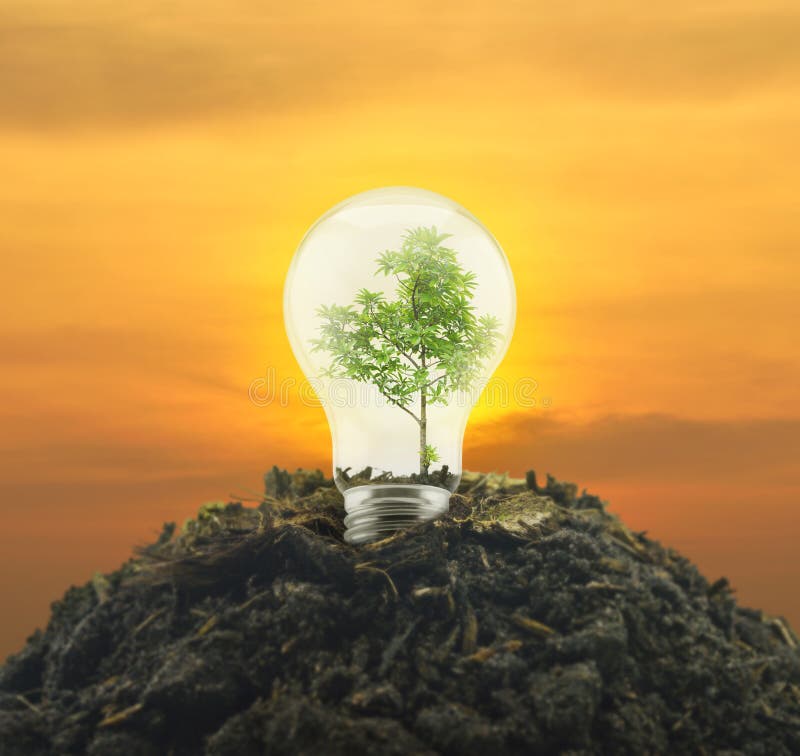 Ecological Power and Energy Concept Stock Image - Image of cloud, pile ...