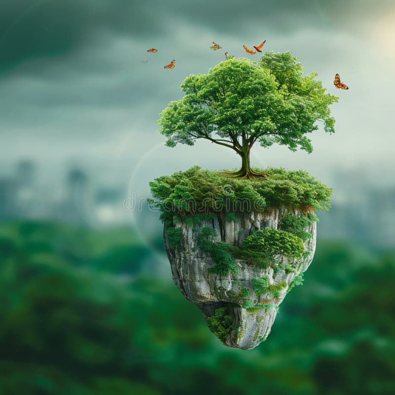 Ecological Preservation Conceptual Image Symbolizing Saving the ...