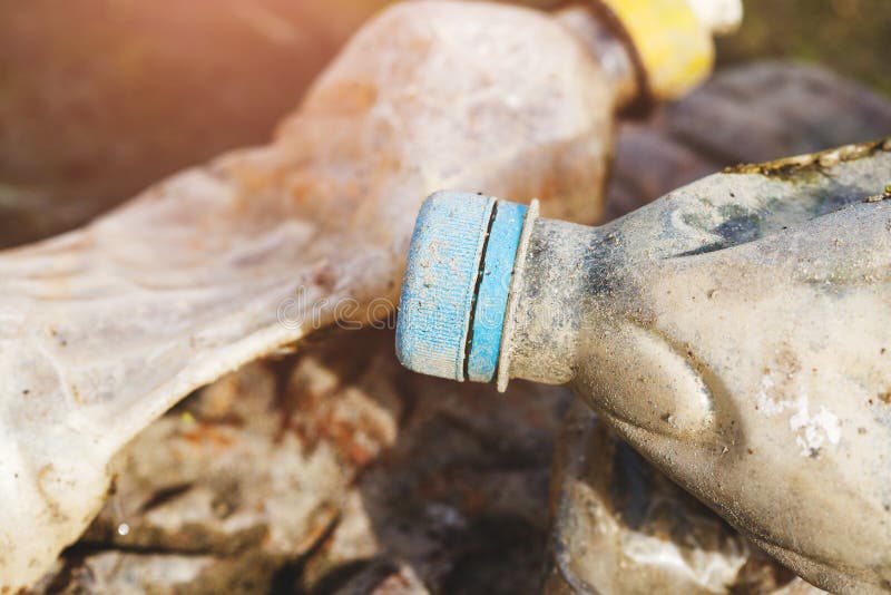 Spilled Plastic Garbage on the Ground, Waste, Land and Water Pollution ...