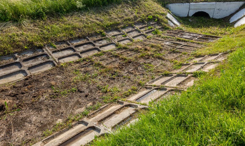 Ecological Problems, Global Warming. Drought. Dry Irrigation Canal ...