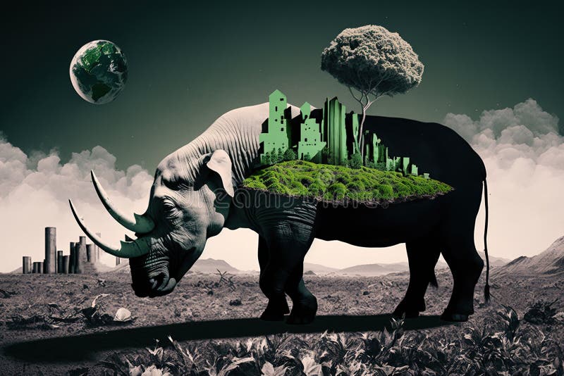 High Contrast Surreal Collage, Created with Generative AI Technology ... High Contrast Surreal Collage, Created with Generative AI Technology ...