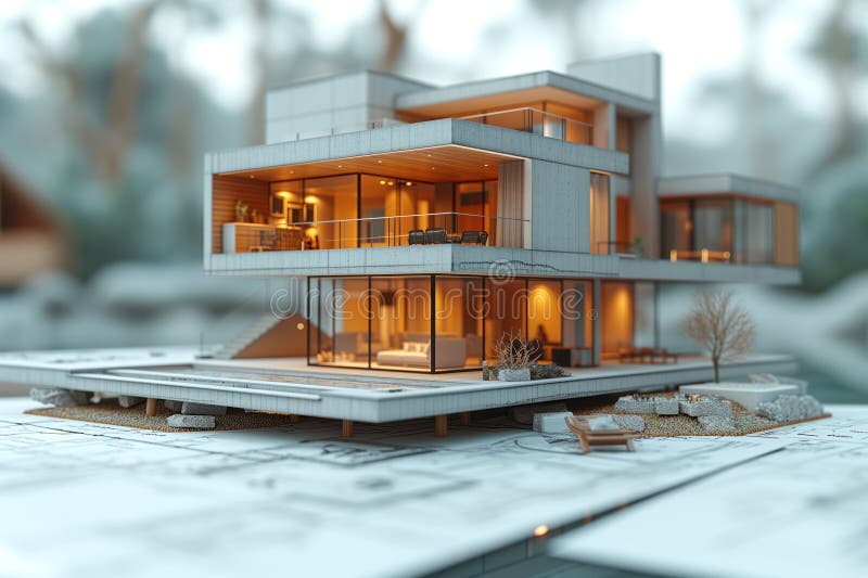 An Ecological Project, Design Monolithic Three-story Housing in ...