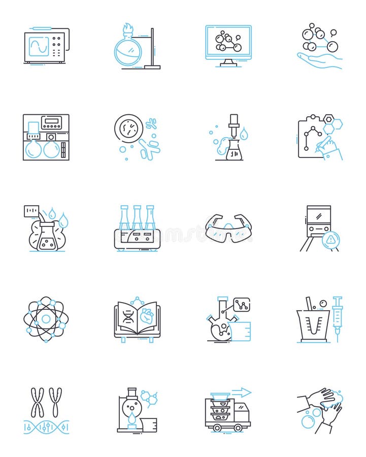 Ecological Study Linear Icons Set. Environment, Sustainability ...