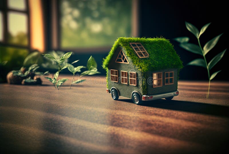 Ecological Sustainability Concept with Stylized Earth As Our Home ...