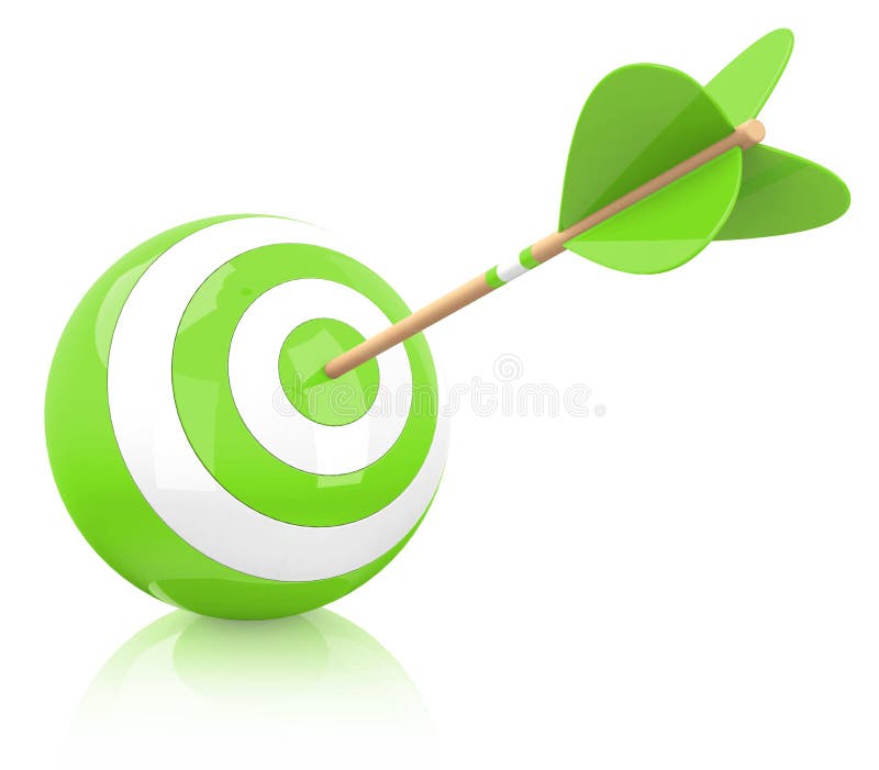 The ecological target stock illustration. Illustration of ecological ...