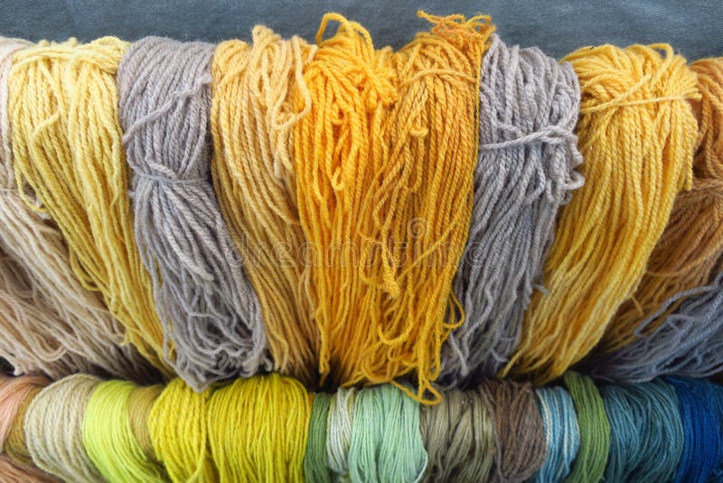 Ecological woolen threads stock photo. Image of color - 152914292
