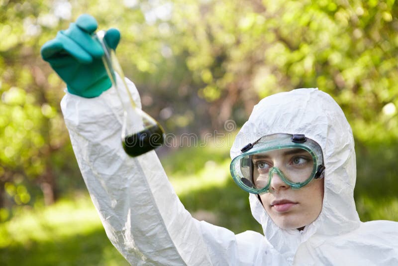 Ecologie En Milieuvervuiling. Stock Afbeelding - Image of beschermend ...