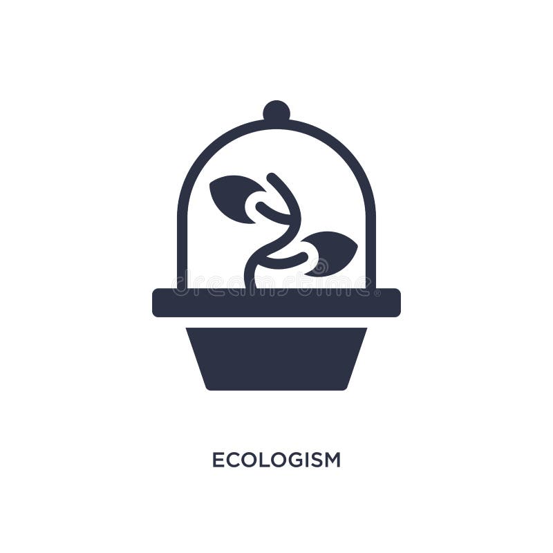 Ecologism Icon Vector Sign and Symbol Isolated on White Background ...