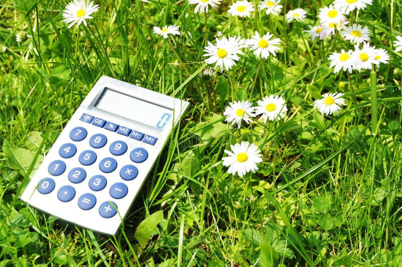 Count on ecology stock photo. Image of resources, calculator - 13850