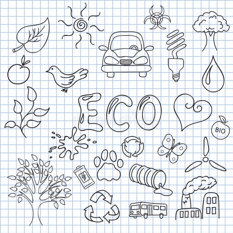 Ecology Theme Drawing Background Stock Illustrations – 1,351 Ecology ...