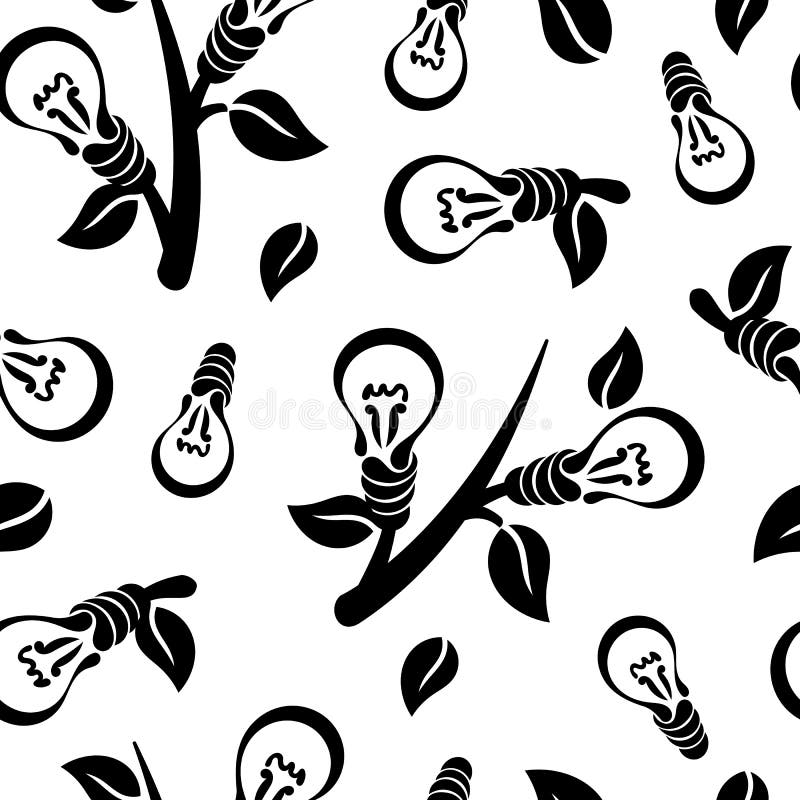 Ecology Abstract Seamless Pattern Stock Illustration - Illustration of ...