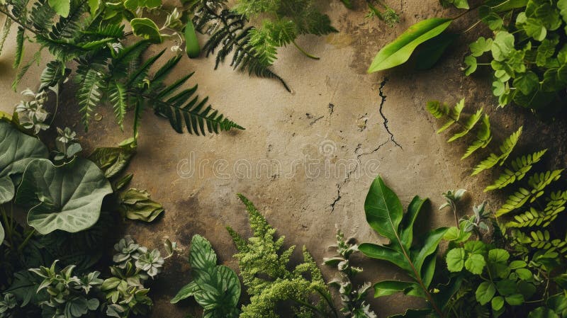 Ecology Backdrop Featuring Sustainable Elements, Greenery Stock Photo ...