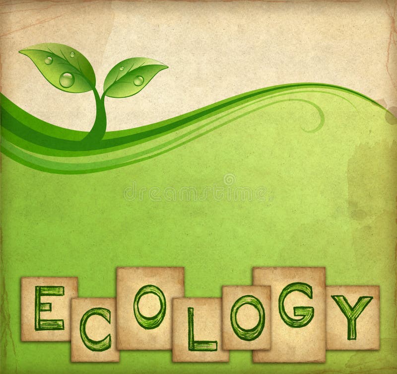 Ecology background stock illustration. Illustration of environment ...