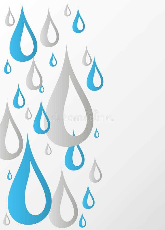 Ecology Background Drop Pattern Stock Vector - Illustration of friendly ...