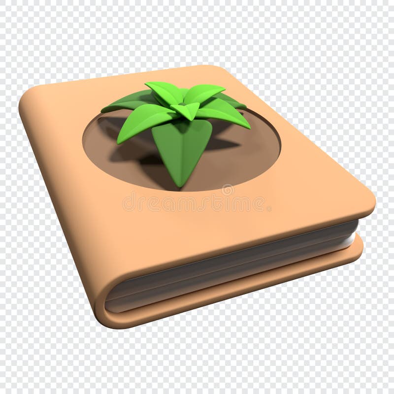 Ecology Book 3d Render Icon. 3d Render Book Icon Stock Photo ...