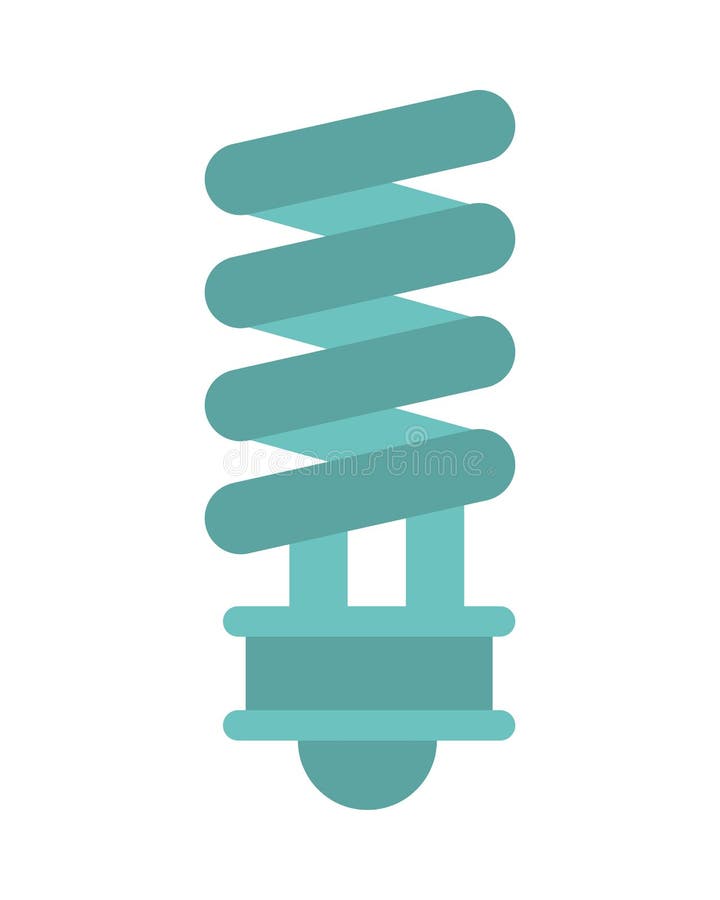Ecology Bulb Light Energy Icon Stock Vector - Illustration of spotlight ...
