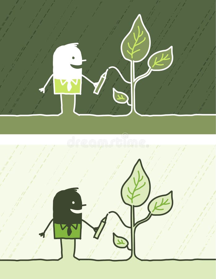 Ecology colored cartoon stock vector. Illustration of ecology - 13513708