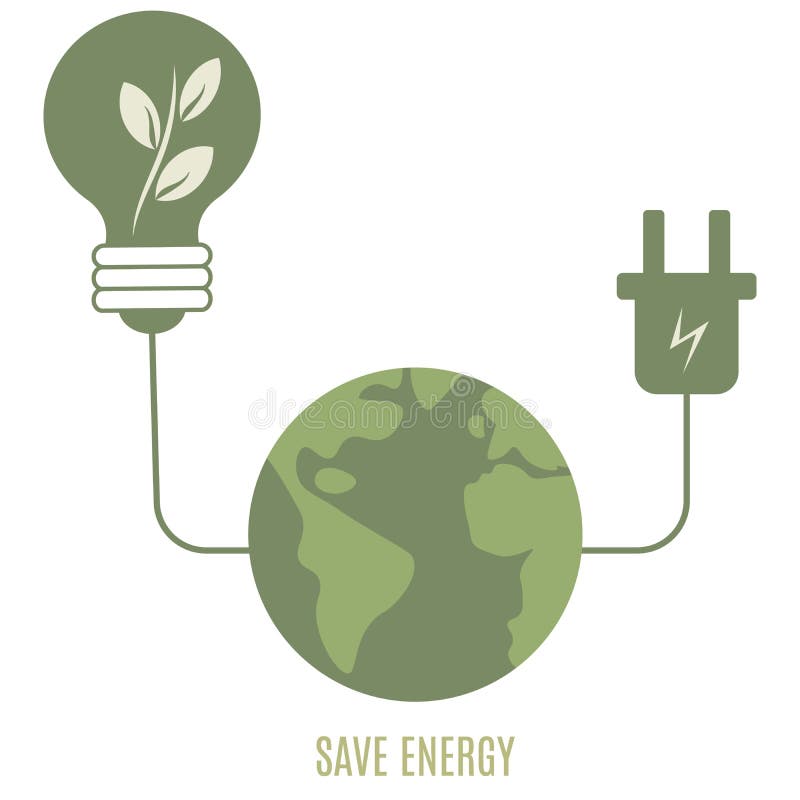Ecology Concept Energy Problems on Planet Earth Stock Vector ...