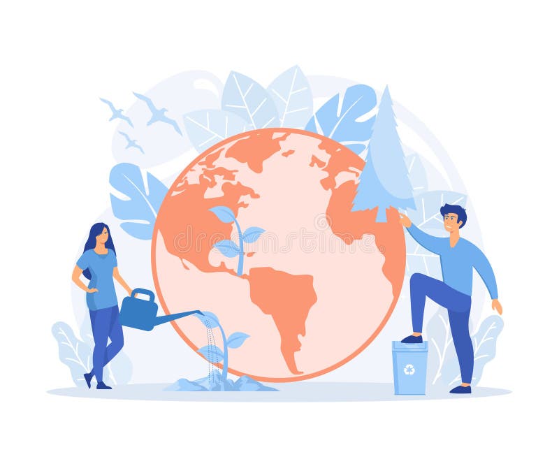 Ecology Concept. People are Preparing for the Holiday, Saving the ...