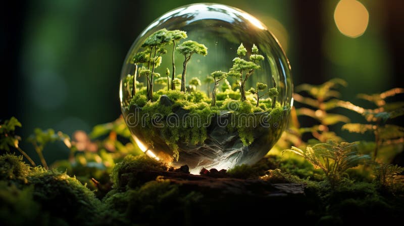 Ecology and Ecosystem Balance in a Green Globe Environment with a ...