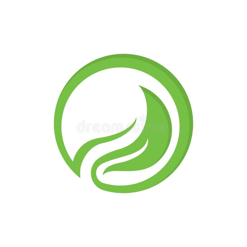 Ecology Environment Logo Vector. Eco Gear Vector Icon, Green Leaf Logo ...
